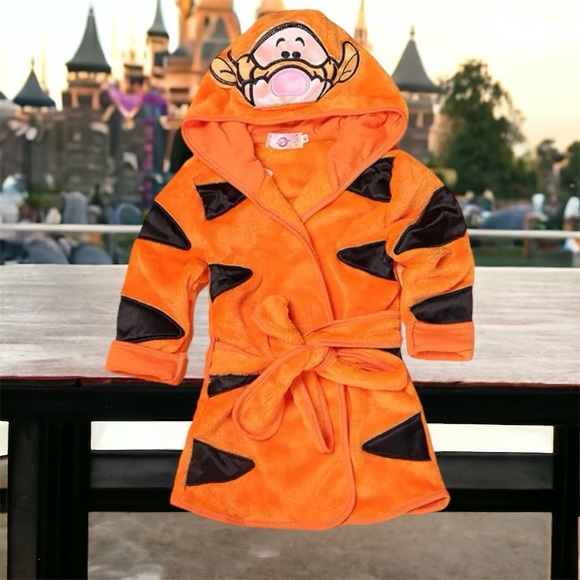 Pajamas | New Kids Disney Orange Tigger Robe | Poshmark